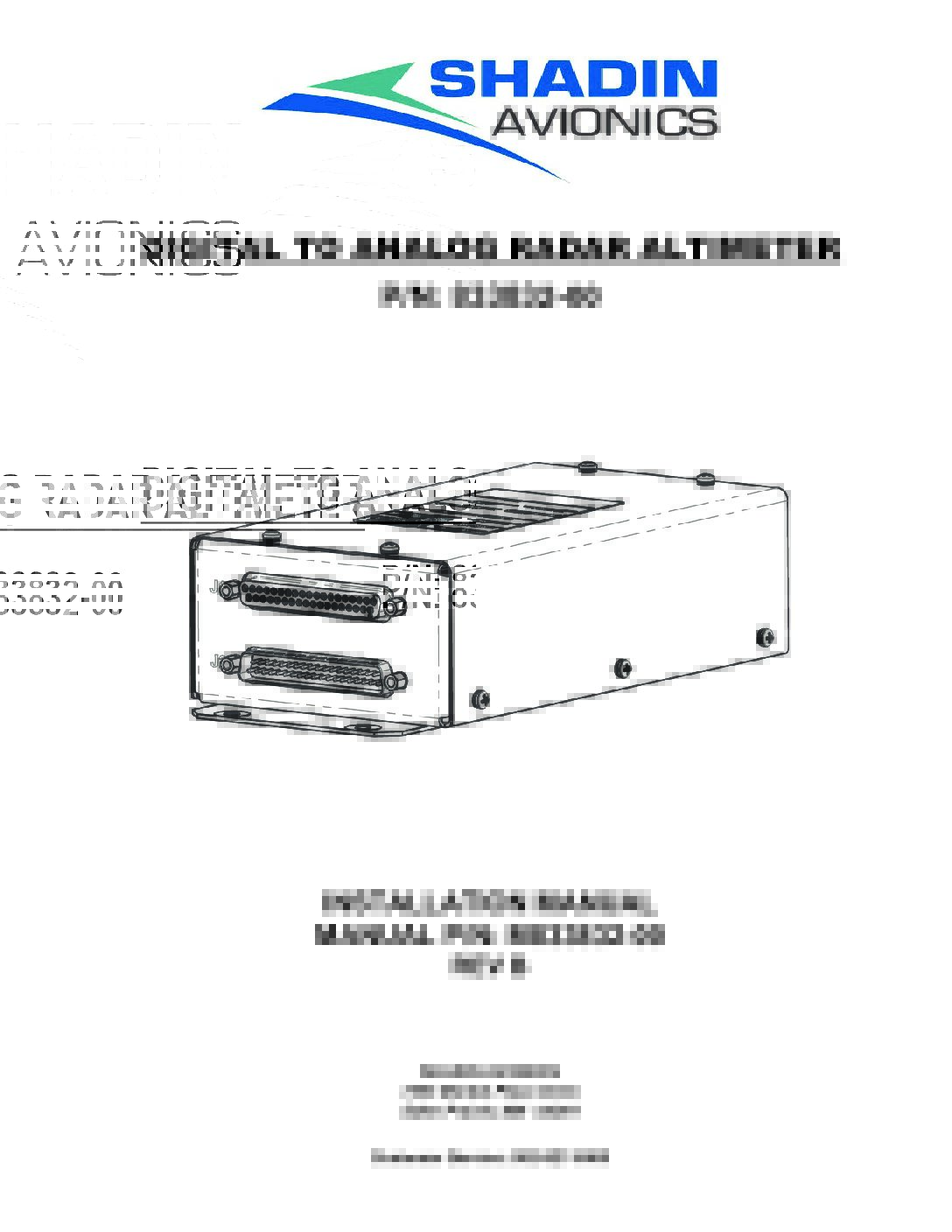 M833832-00B | Shadin Avionics